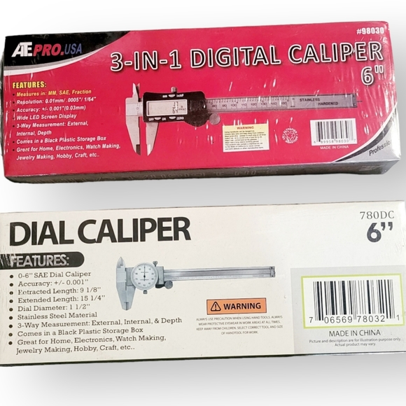 Other | Caliper 6 2pk New Dial And Digital | Poshmark